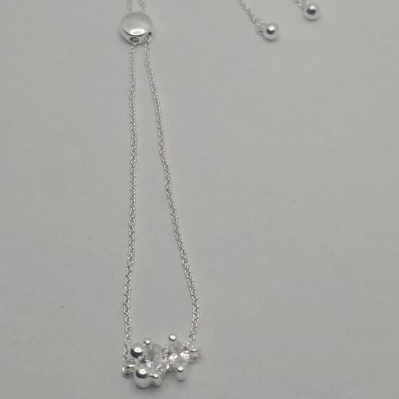 Tous | Jewelry | Tous Silver And Rock Crystal Quartz Bear Motif Chain ...